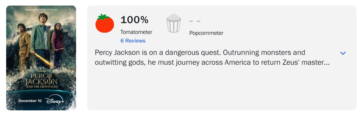 Segunda temporada de 'Percy Jackson' estreia com 100% de aprovação no ...
